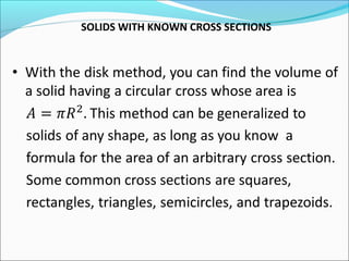 Lesson 13 volume of solids of revolution | PPT