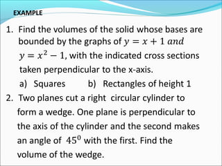 Lesson 13 volume of solids of revolution | PPT