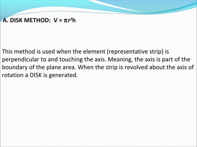 Lesson 13 volume of solids of revolution | PPT | Physics | Science