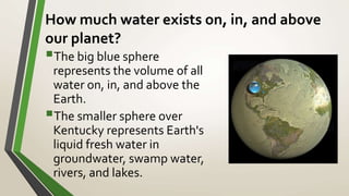 Water Distribution on Earth | PPTX | Geography | Science