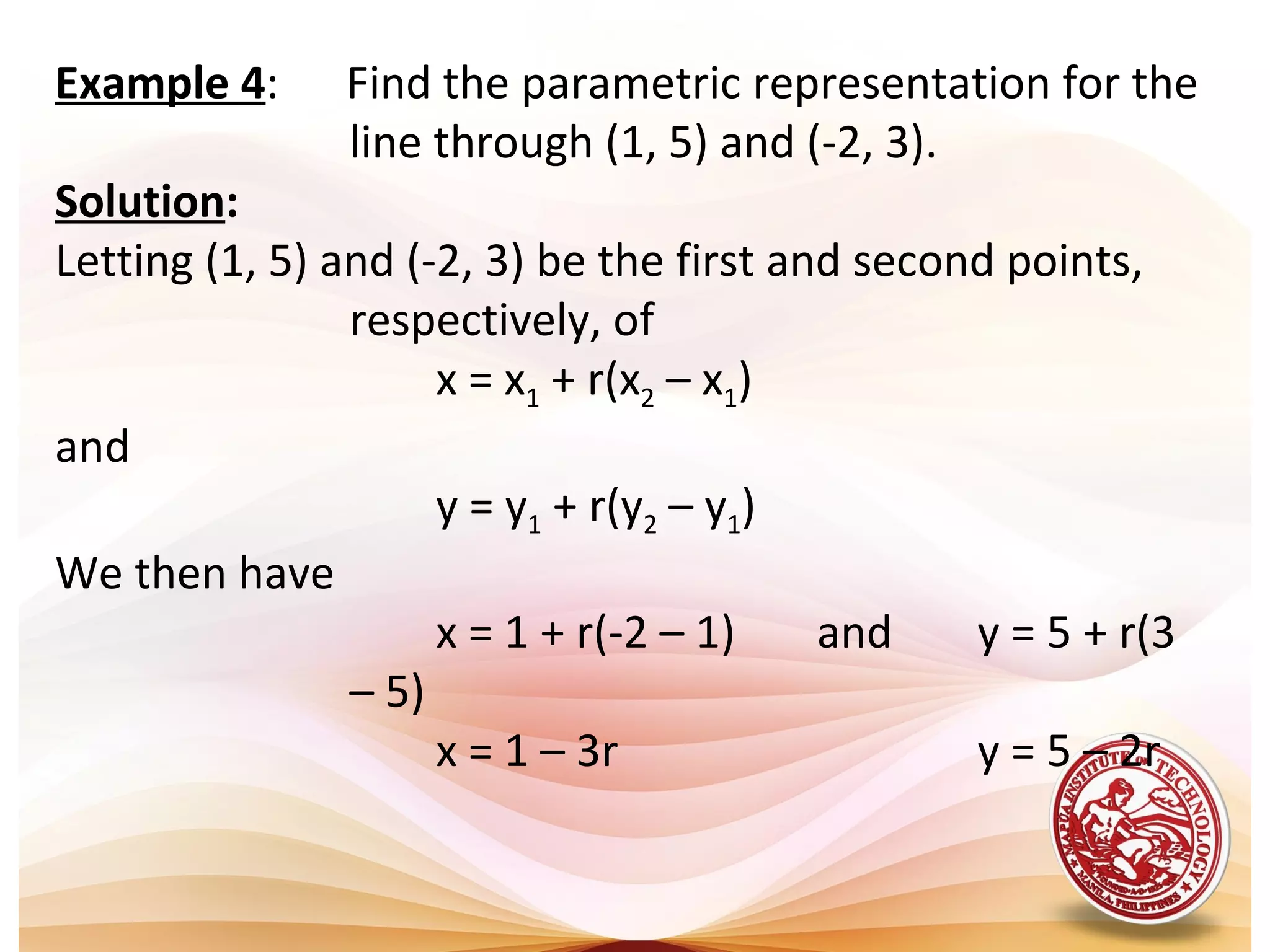 Lesson 14 a - parametric equations | PPT
