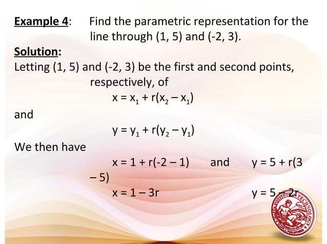Lesson 14 a - parametric equations | PPT | Physics | Science