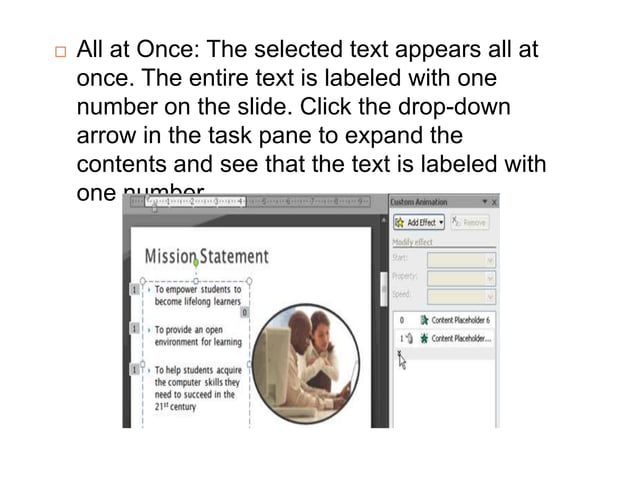 Lesson 14 animating text and objects | PPTX