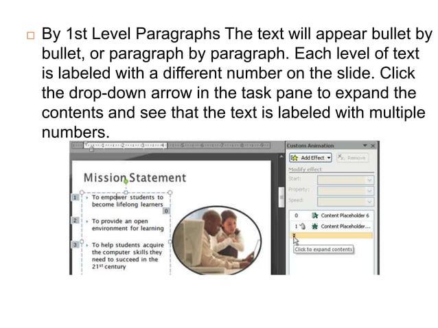 Lesson 14 animating text and objects | PPT