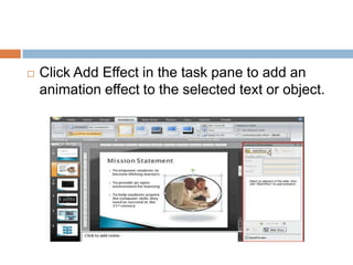 Lesson 14 animating text and objects | PPTX