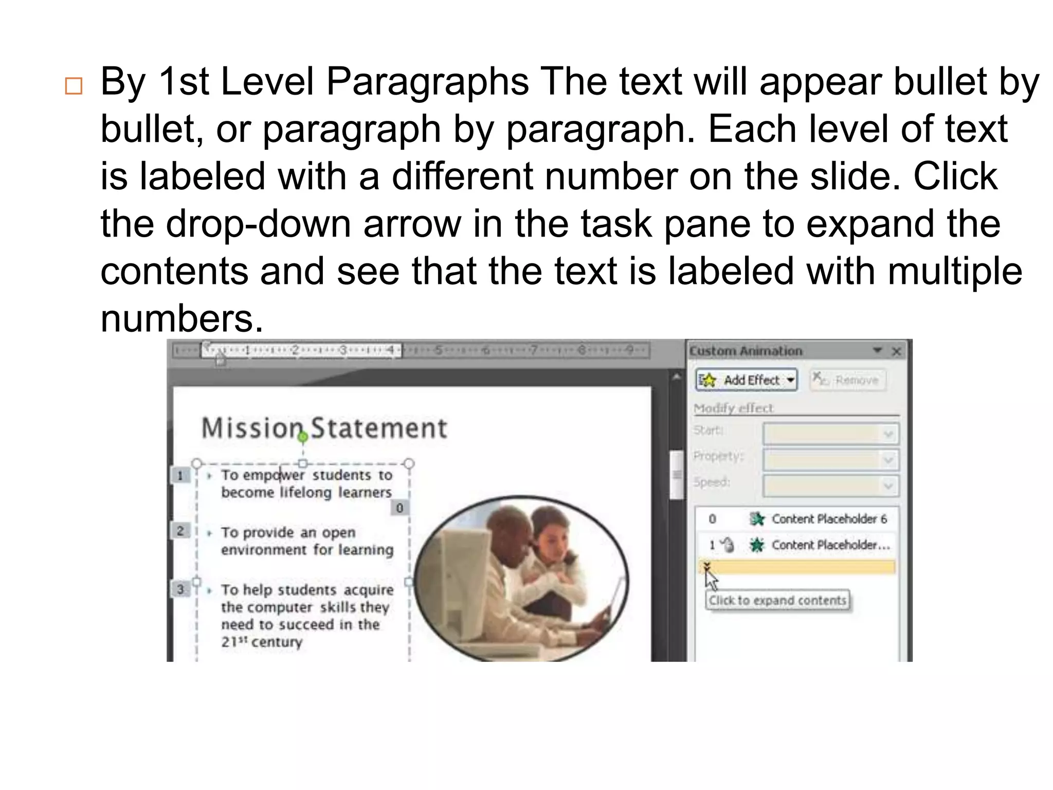Lesson 14 animating text and objects | PPTX
