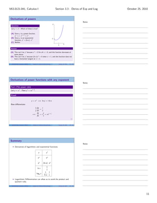 Lesson 14: Derivatives of Exponential and Logarithmic Functions ...
