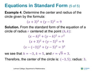 Lesson 14: Equation of a Circle | PPTX