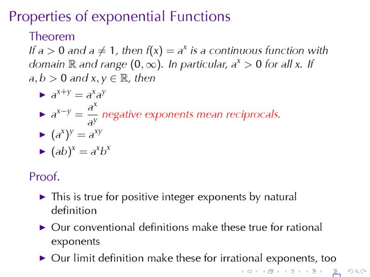 Lesson 14: Exponential Functions