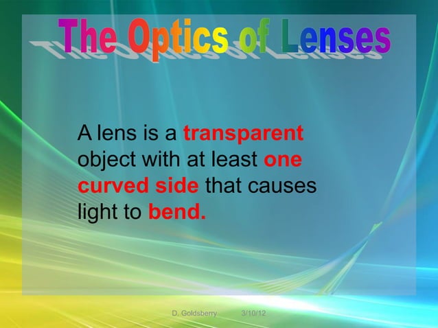 Lesson 14 mirrors & lenses part ii | PPT