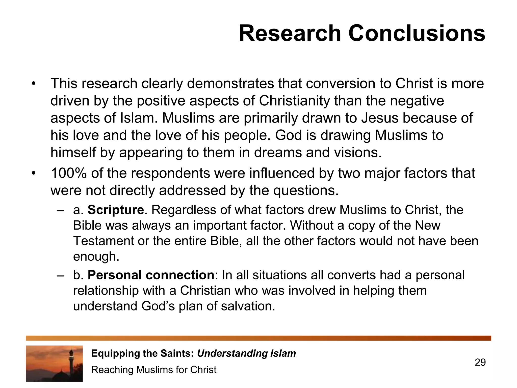 Lesson 14 Reaching Muslims for Christ | PPTX