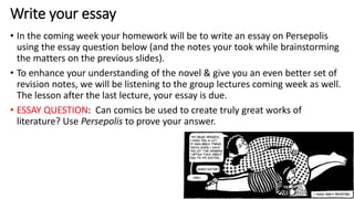 Lesson 14 the essay | PPTX | Comics and Graphic Novels | Books and ...