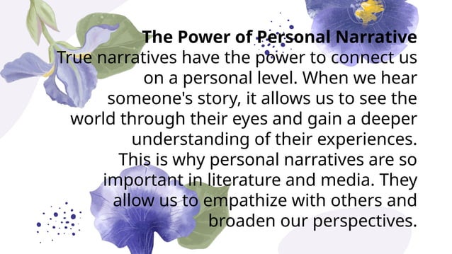 LESSON 14 - True Narratives and How to Write them.pptx