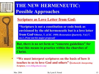 Lesson 14 Hermenuetics | PPT | Christianity | Religion & Spirituality