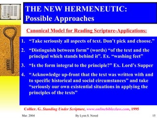 Lesson 14 Hermenuetics | PPT | Christianity | Religion & Spirituality