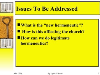 Lesson 14 Hermenuetics | PPT | Christianity | Religion & Spirituality