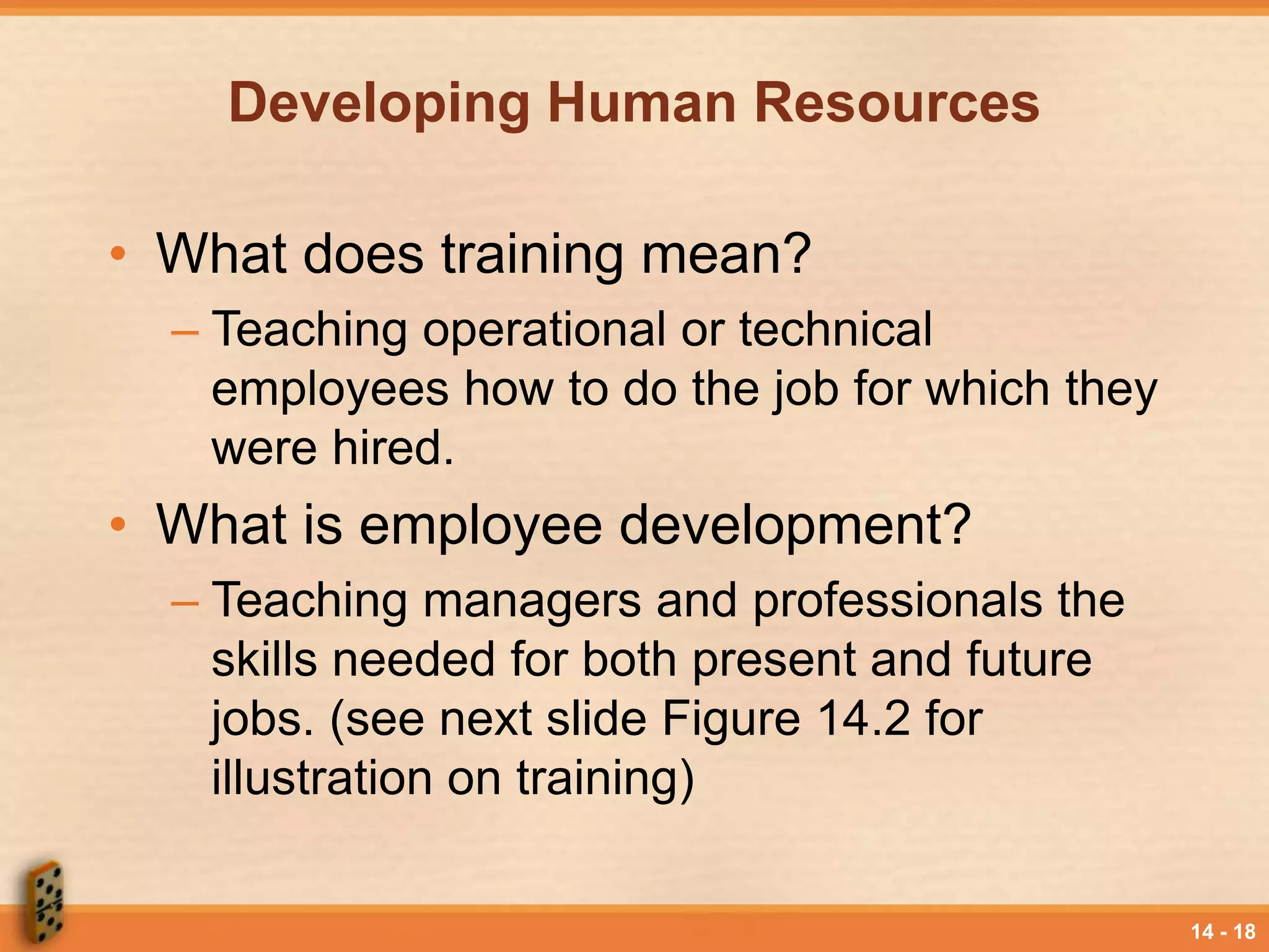 Lesson 14 Managing Human Resources in Organizations | PPT