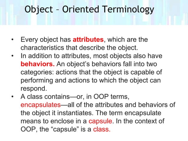 Lesson 13 object and class | PPT