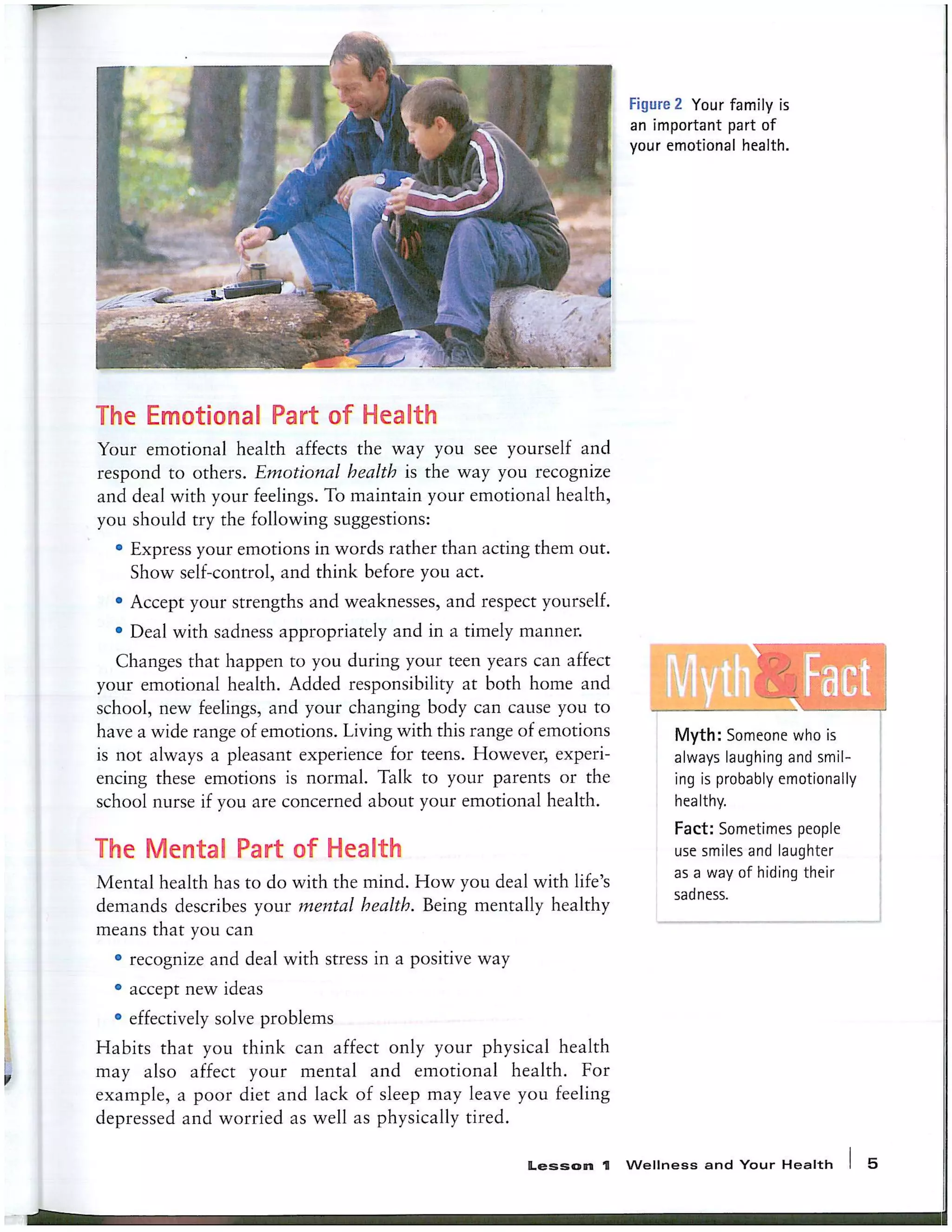 Lesson 1 (4 parts of health) | PDF
