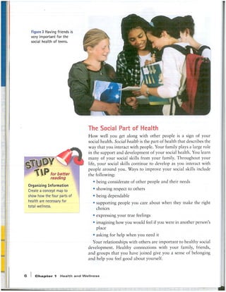 Lesson 1 (4 parts of health) | PDF