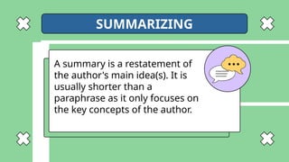 Lesson 14 Quoting, Paraphrasing and Summarizing.pptx