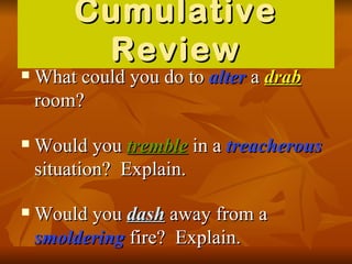 Lesson14 Robust Vocabulary - The Stranger - Storytown 4th Grade | PPT