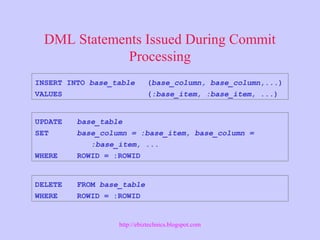 Oracle Forms : Transnational Triggers | PPT