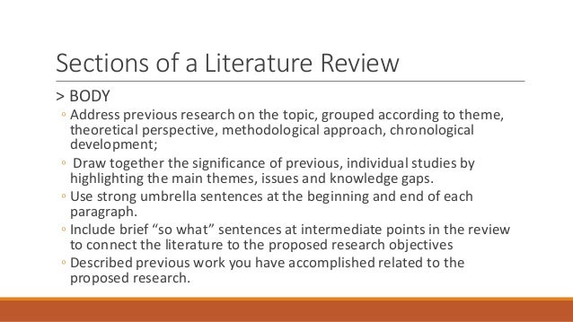 Lesson 14 writing coherent review of literature