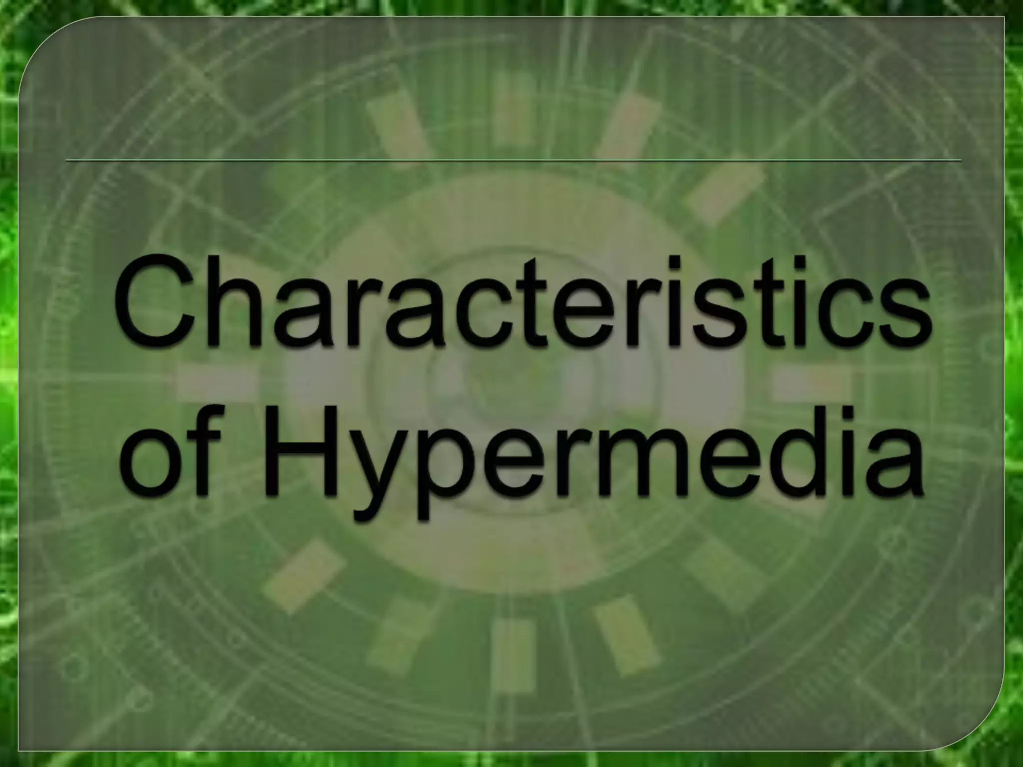 Lesson 15 The Understanding Hypermedia | PPT