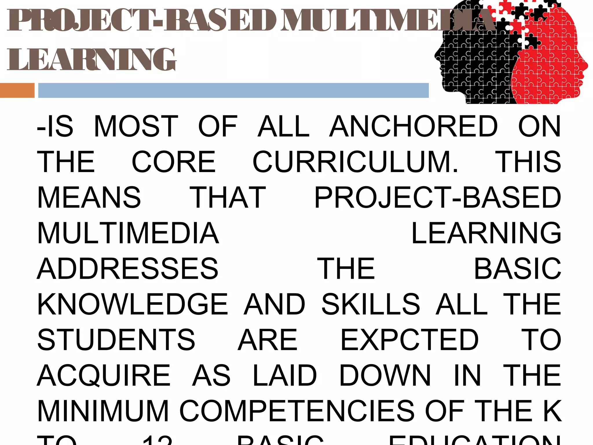 Lesson 15 16 project-based learning and multimedia | PPT