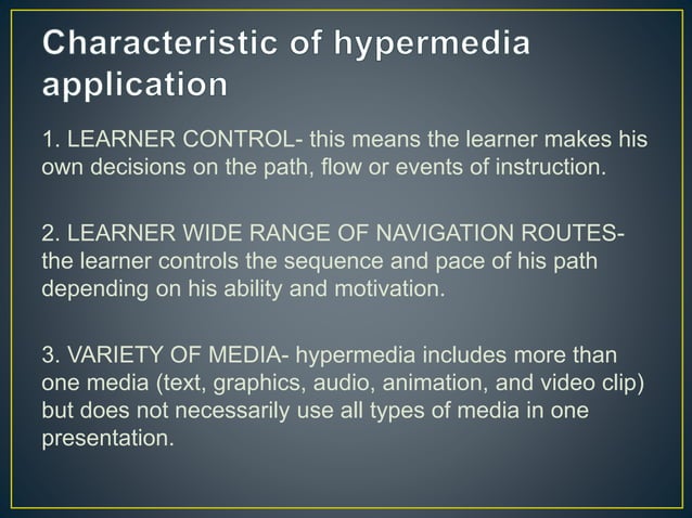 Lesson 15 UNDERSTANDING HYPERMEDIA | PPT