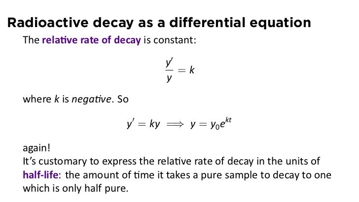 Lesson 15: Exponential Growth and Decay (slides)