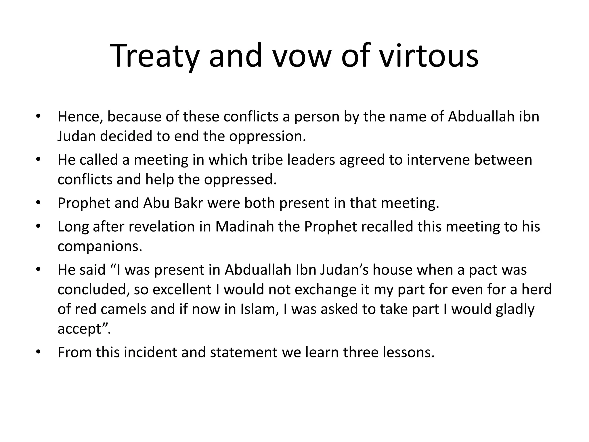 Lesson 15 - first journey to syria, monk buhaira and the pact of ...