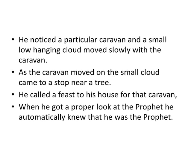 Lesson 15 - first journey to syria, monk buhaira and the pact of ...