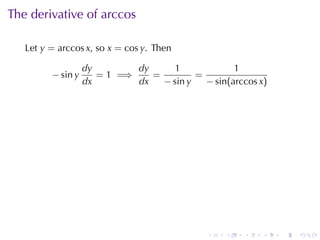 Lesson 15: Inverse Trigonometric Functions | PDF