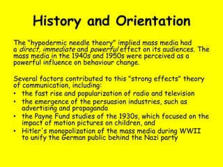 Lesson 15 AS Media Studies - media effects | PPT