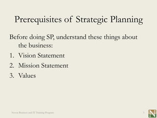 Lesson 15: Strategic Planning | PPTX