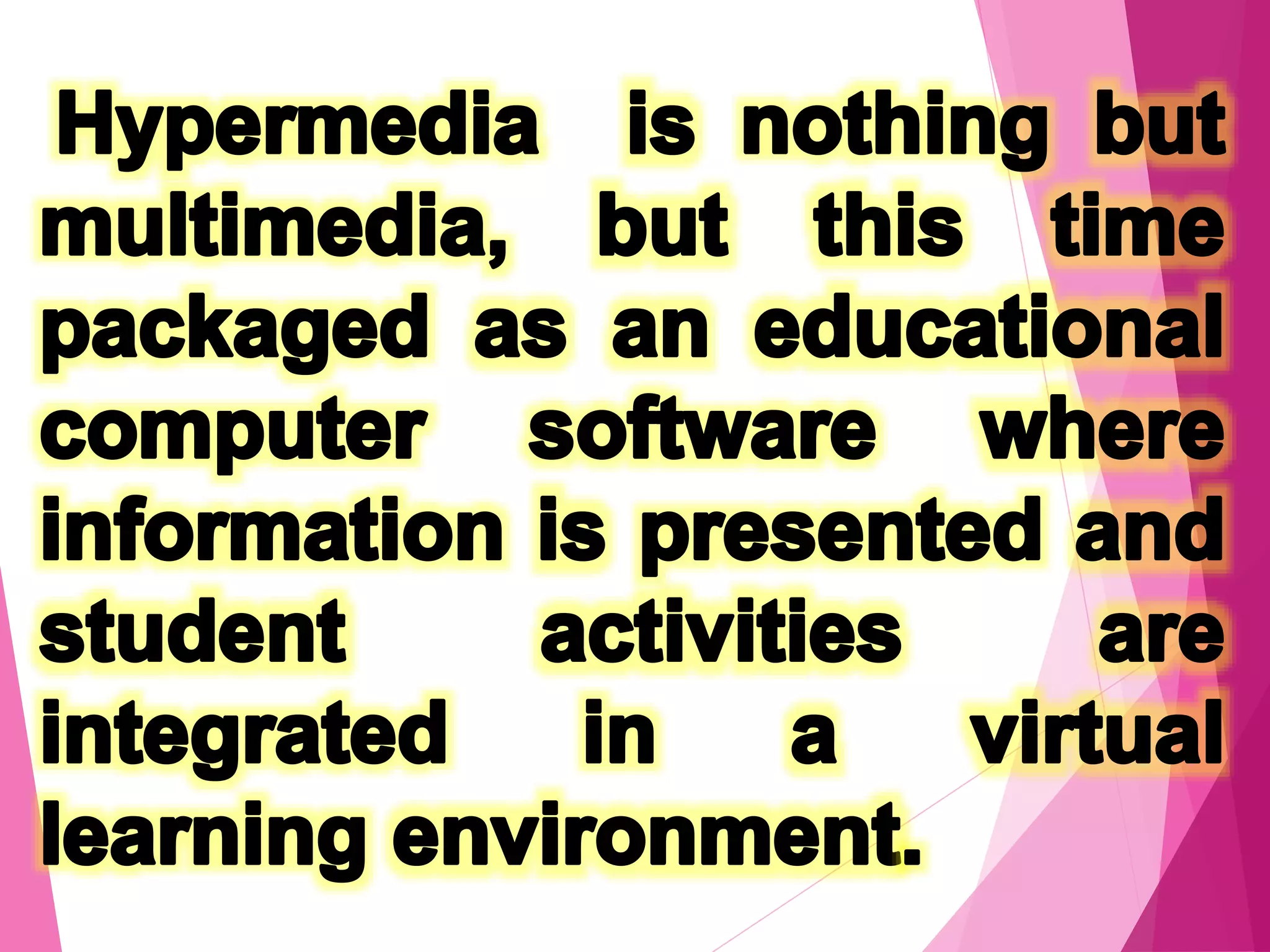 Lesson 15 understanding hypermedia | PPT