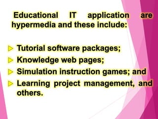 Lesson 15 understanding hypermedia | PPT