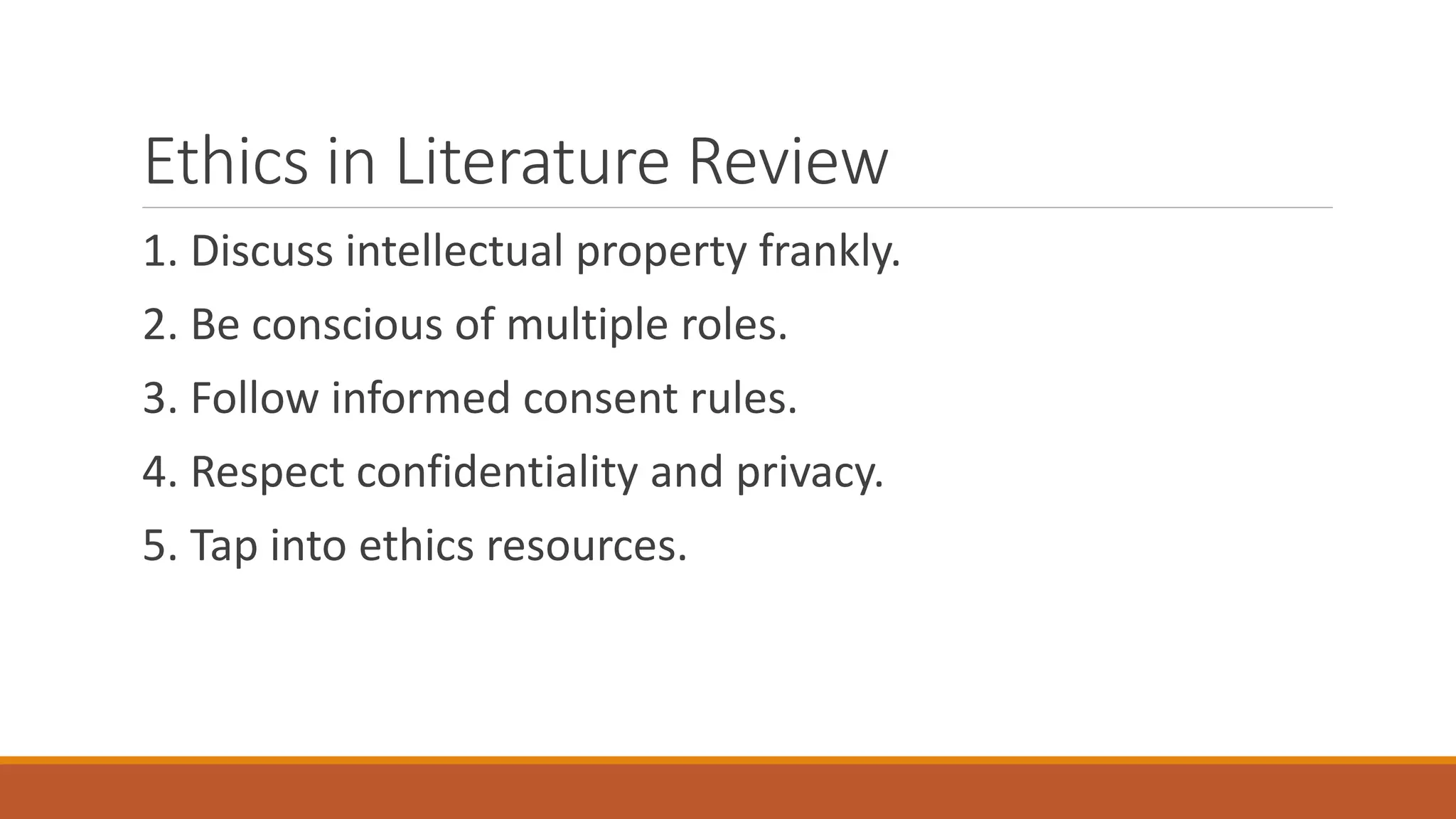 Lesson 15 following ethical standards in writing literature | PPTX