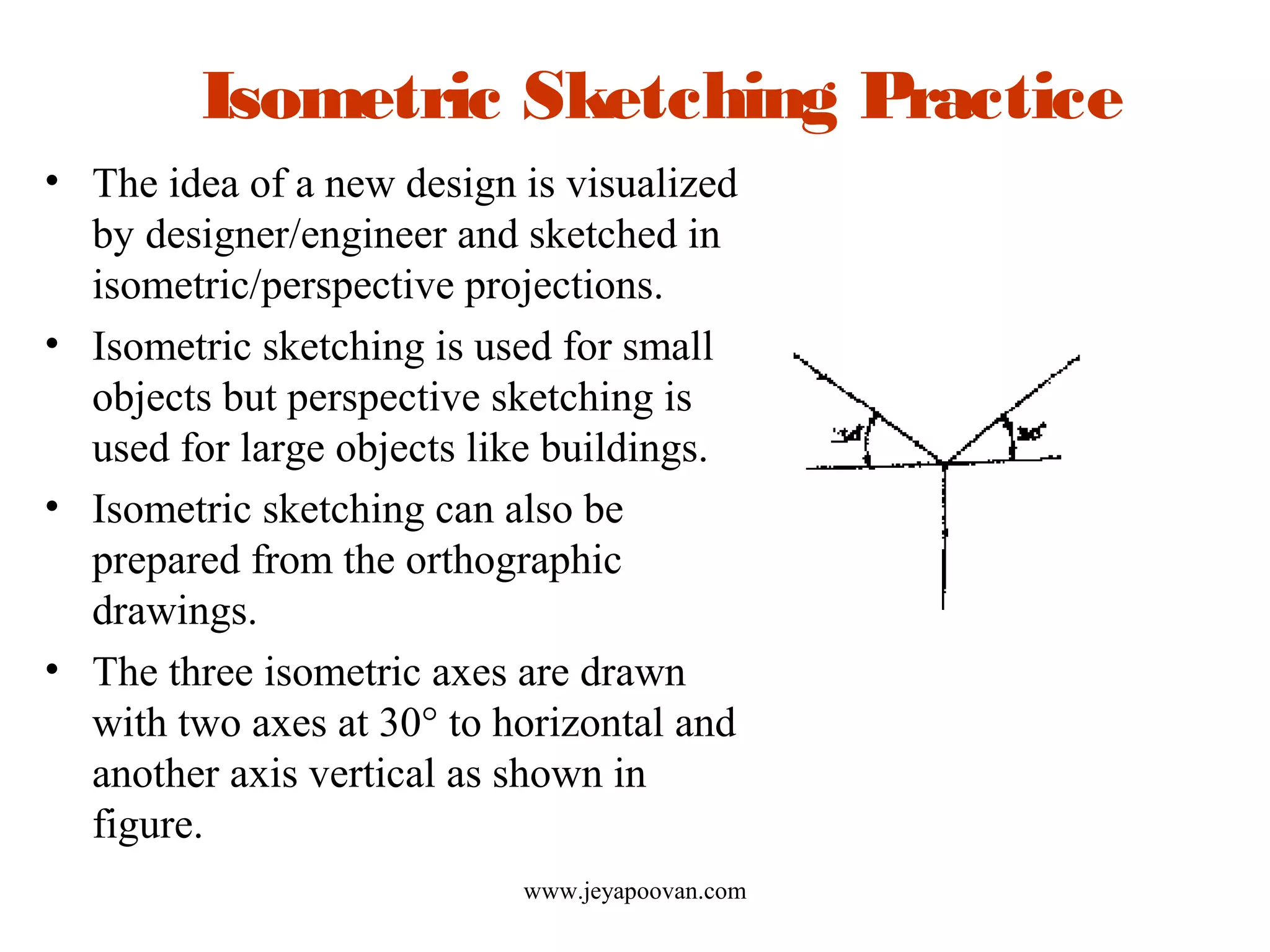 Lesson 15 Freehand sketching - Orthographic projections - Part II | PPT