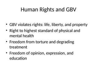 GENDER_BASED VIOLENCE POWERPOINT PRESENTATION | PPTX