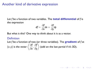 Lesson 15: Gradients and level curves | PDF
