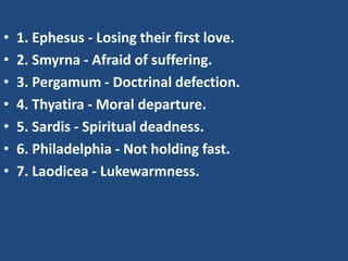 Revelation Part 15 - The Church in Laodicea | PPTX