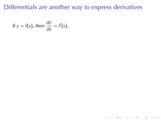 Lesson 15: Linear Approximation And Differentials | Ppt