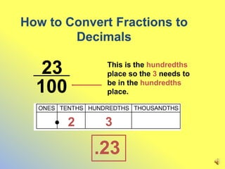Lesson 15 - Fractions to Decimals - Rounding Repeaters - Decimals to ...