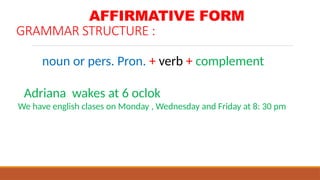 LESSON 15 PRESENT SIMPLE - AFFIRMATIVE.pptx