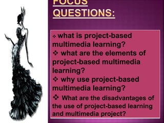 Lesson 15 project-based learning and multimedia. | PPT