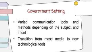 Lesson 15 The Settings, Processes, and Tools in Communication.pptx