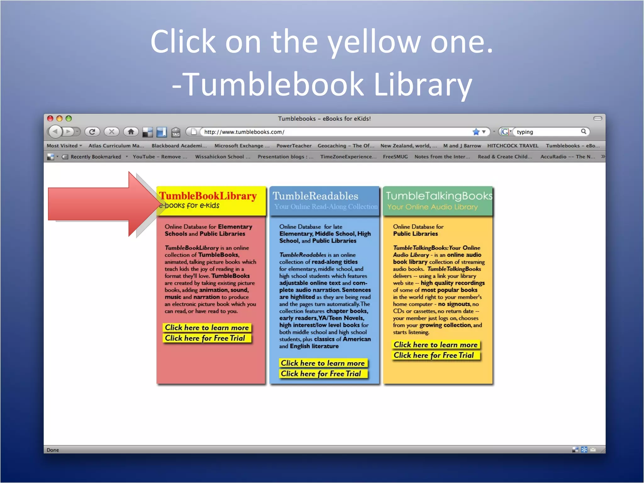 Lesson 15 Tumblebook | PPT